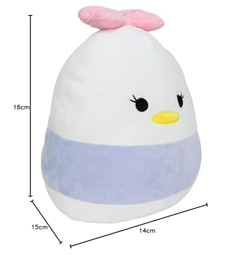 Squishmallows Official Kellytoy Plush 14" Daisy Duck - Disney Ultrasoft Stuffed Animal Plush Toy