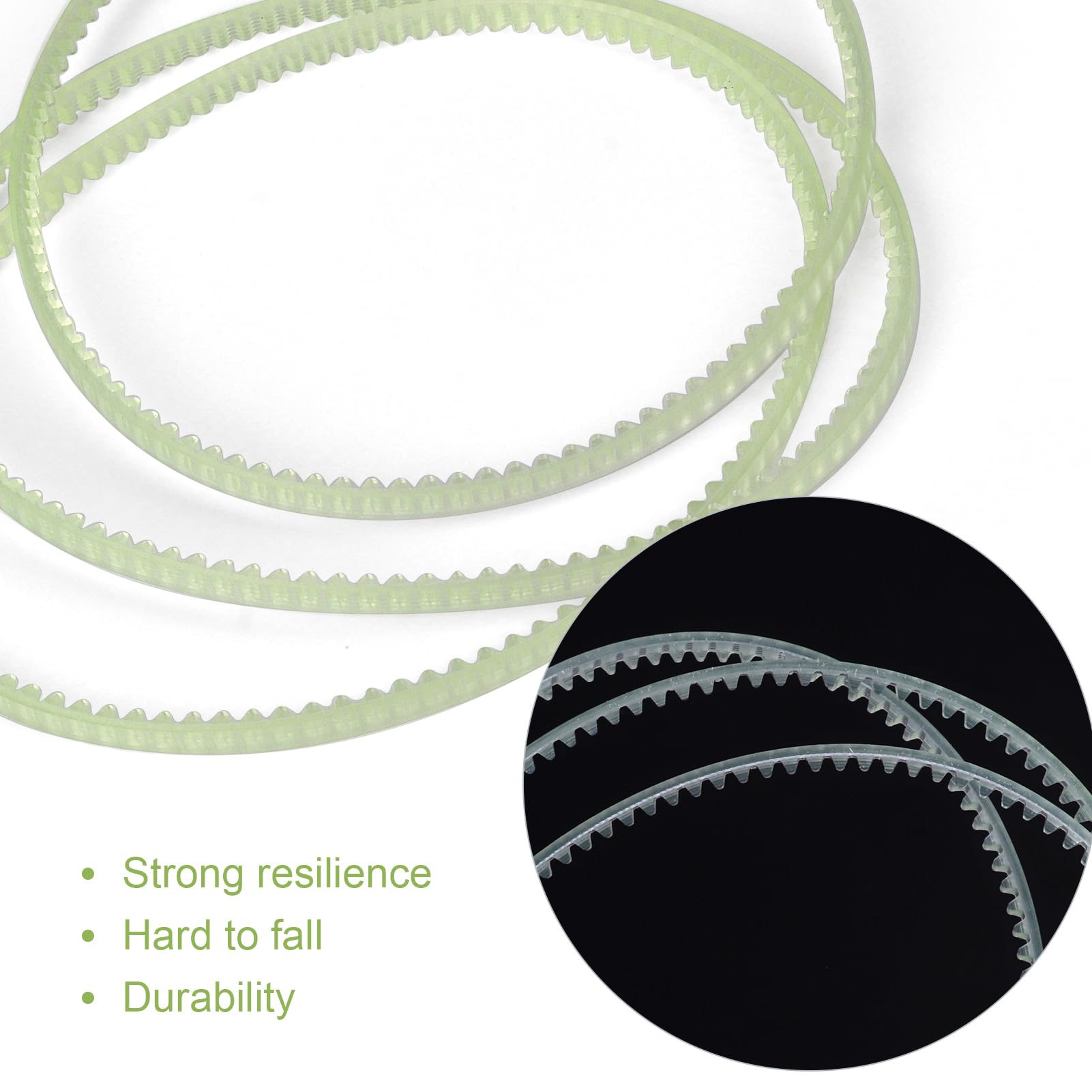 ICZW 20pcs Gear Belt Tooth Belt Spare Part for FR-900 FRM-900 Series Continuous Bag Sealing Machine (420mm)