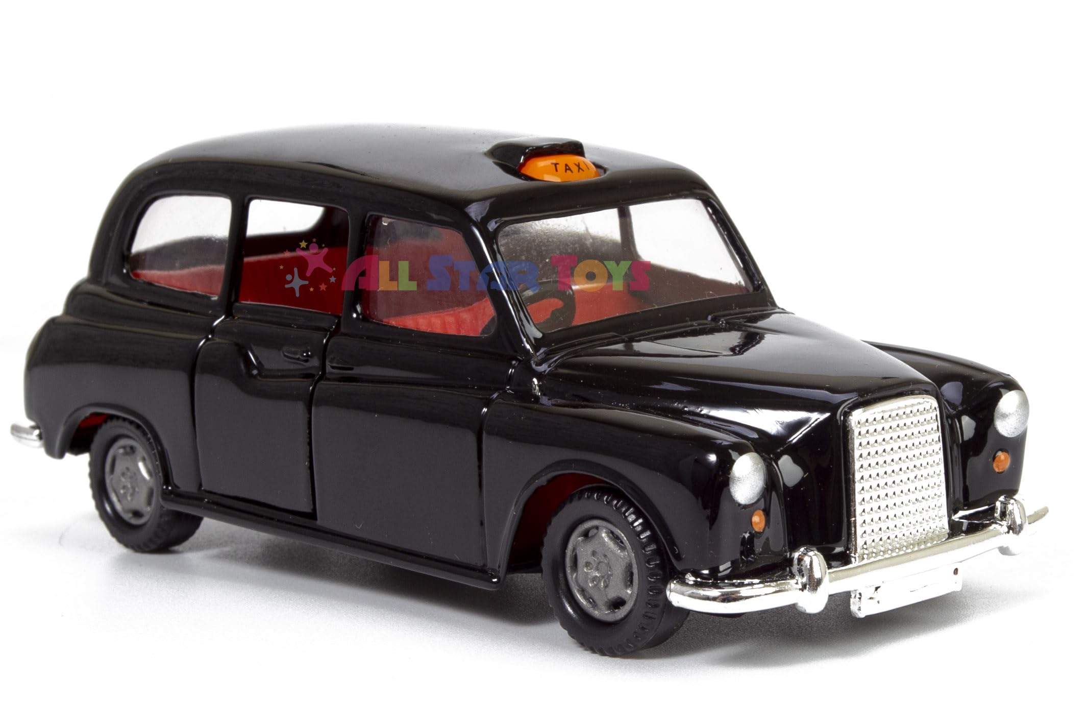 London Taxi 1/38 Scale Diecast Model Toy Car 4.75" Long Motormax 76003