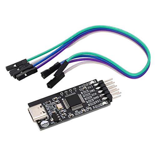 Development Downloader, Type C Interface DC5V USB Communication Plug and Play Practical Emulator Burner Stable Driver for Industrial