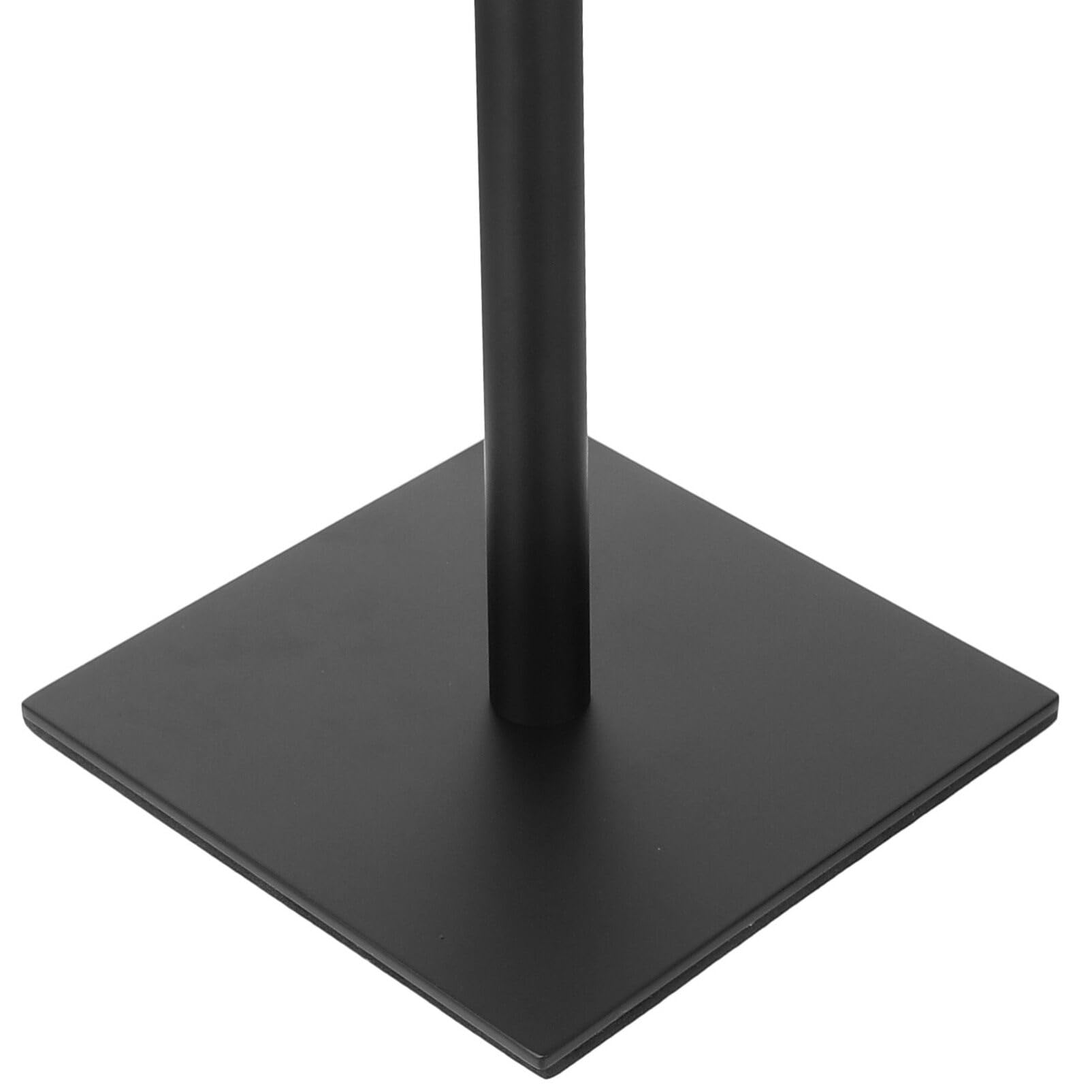 Luxshiny Hand Towel Holder Standing Stainless Steel T-Shape Towel Bar Rack Stand for Bathroom Kitchen Vanity Countertop Black