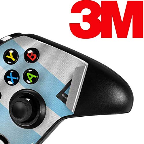 Skinit Decal Gaming Skin Compatible with Xbox One S Controller - Originally Designed Argentina Soccer Flag Design