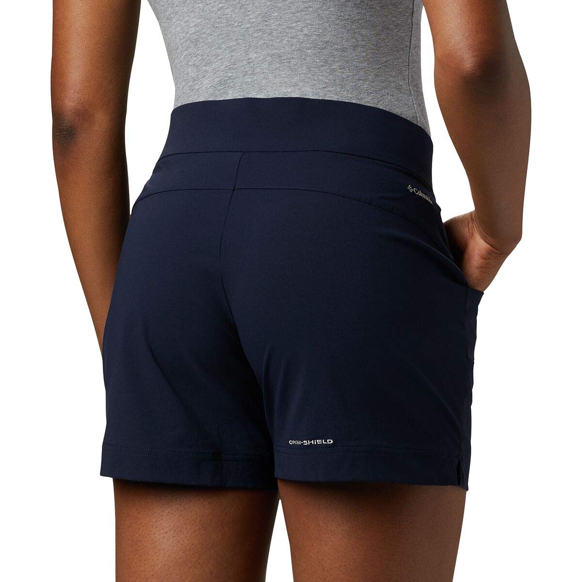 Columbia Women's Anytime Casual Short Shorts, Dark nocturnal, Large x 5