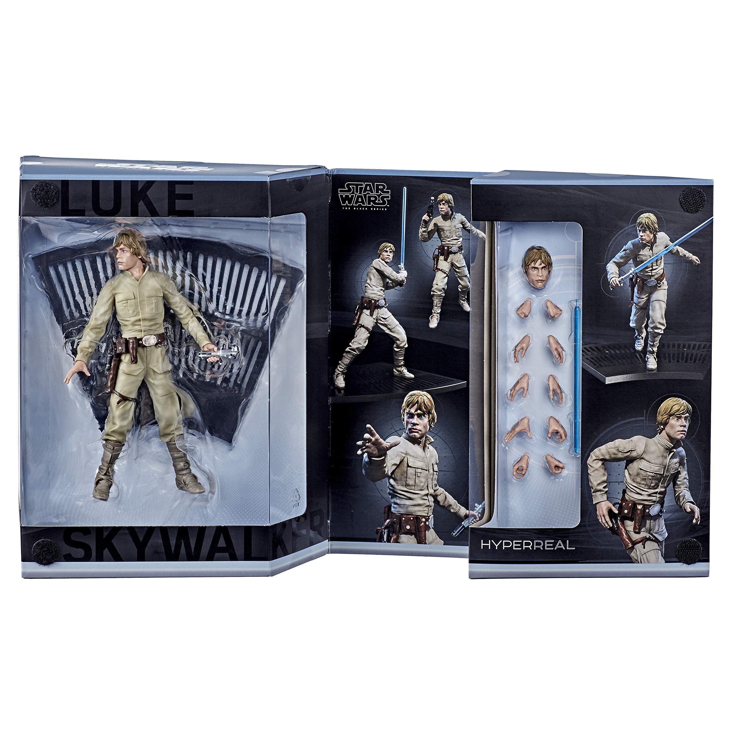 STAR WARS E6611 The Black Series Hyperreal The Empire Strikes Back Luke Skywalker Toy, Collectible 8" Scale Figure, Fans & Collectors