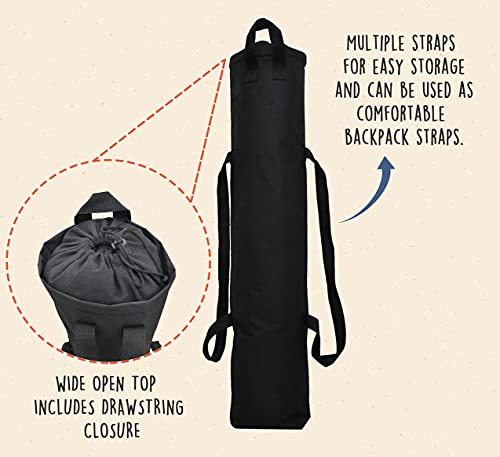 NGIL Royal Blue Solid Color Camp Folding Chair Carry Bag with Non Adjustable Strap and Wide Drawstring Opening (Replacement Bag Only) Please Read Description for Full Details