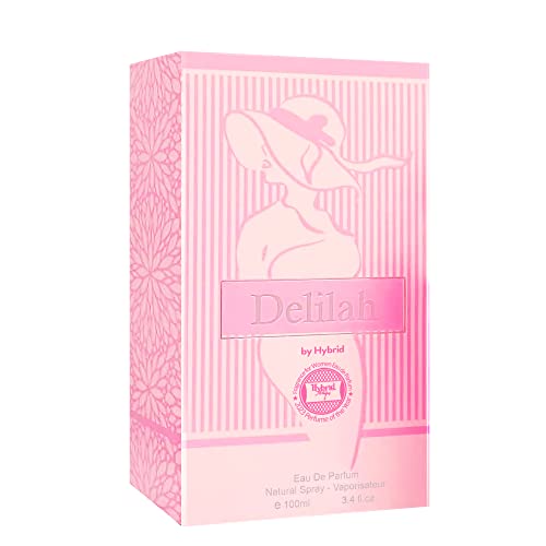 Hybrid & Company Delilah Compelling Captivating Fragrance For Women Floral Scent Womens Perfume, 3.4 Fl Oz