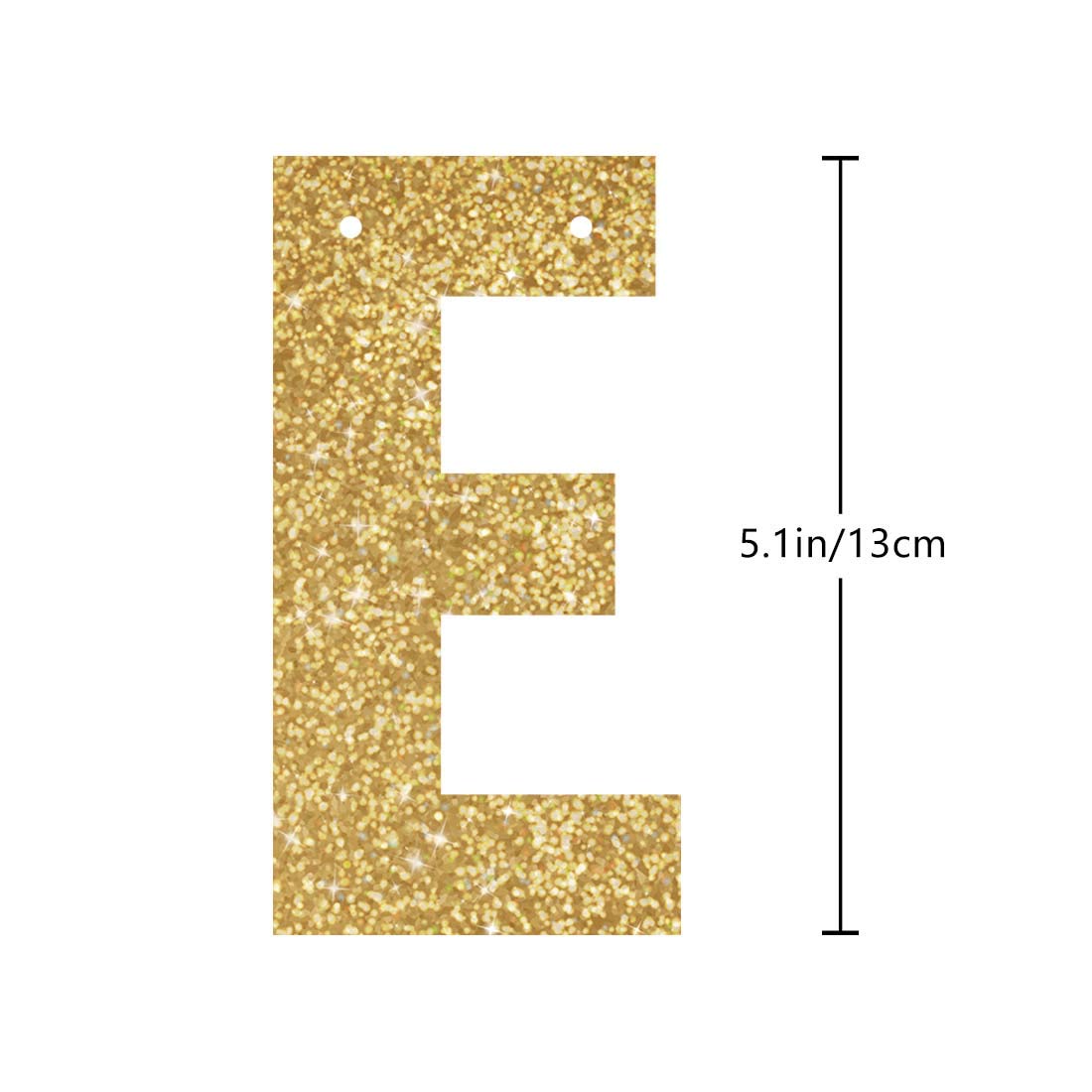 Gold 16 Year Loved Banner, Gold Glitter Happy 16th Birthday Party Decorations, Supplies