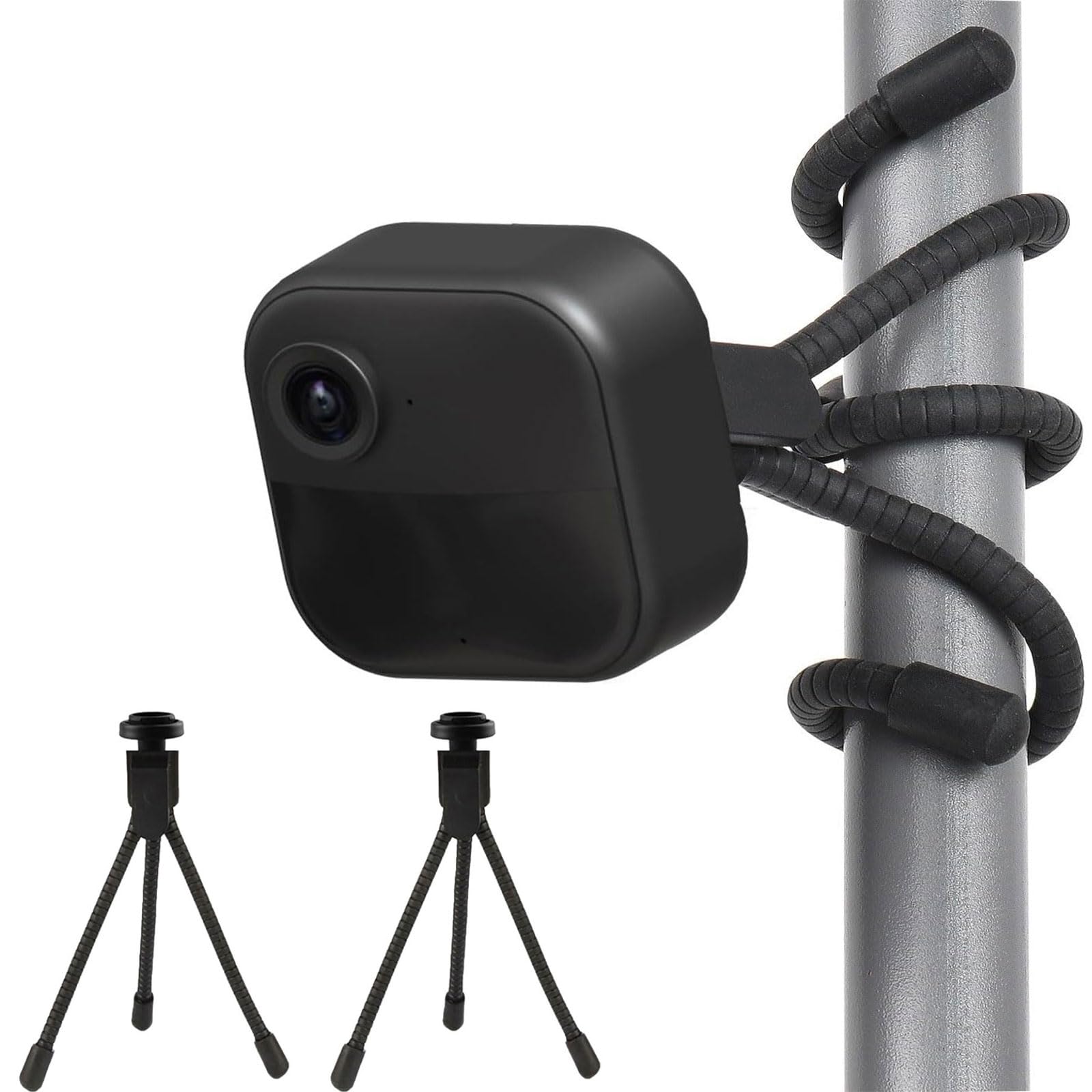 Uogw 2 Pack Flexible Tripod Mount Compatible with Blink Outdoor 4 (4th Gen),Blink Outdoor (3rd Gen) XT3,Blink XT2/XT,Blink Mini,Wall Mount Bracket,Attach Your Blink Home Camera Everywhere