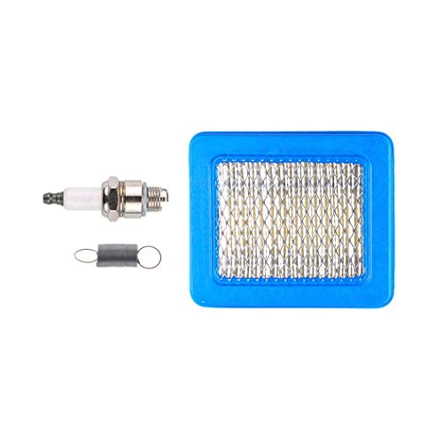Cnfaner 790849 Air Vane Spring - 796112 Spark Plug - 491588S Air Filter