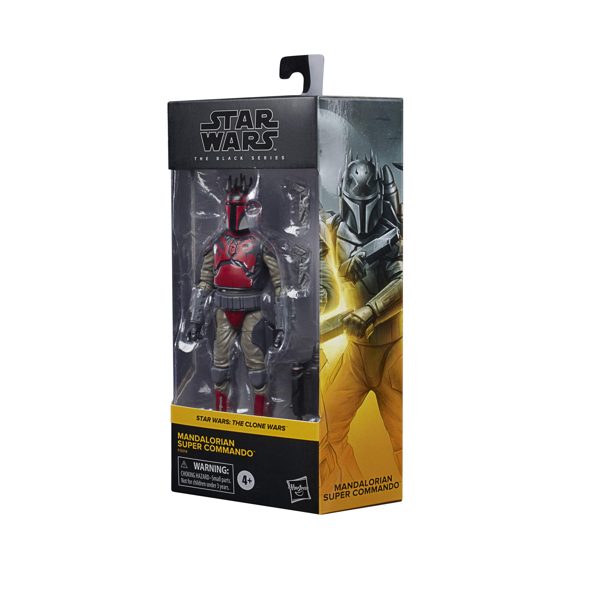 Star Wars The Black Series Mandalorian Super Commando Toy 15-cm-Scale The Clone Wars Collectible Action Figure, Ages 4 and Up