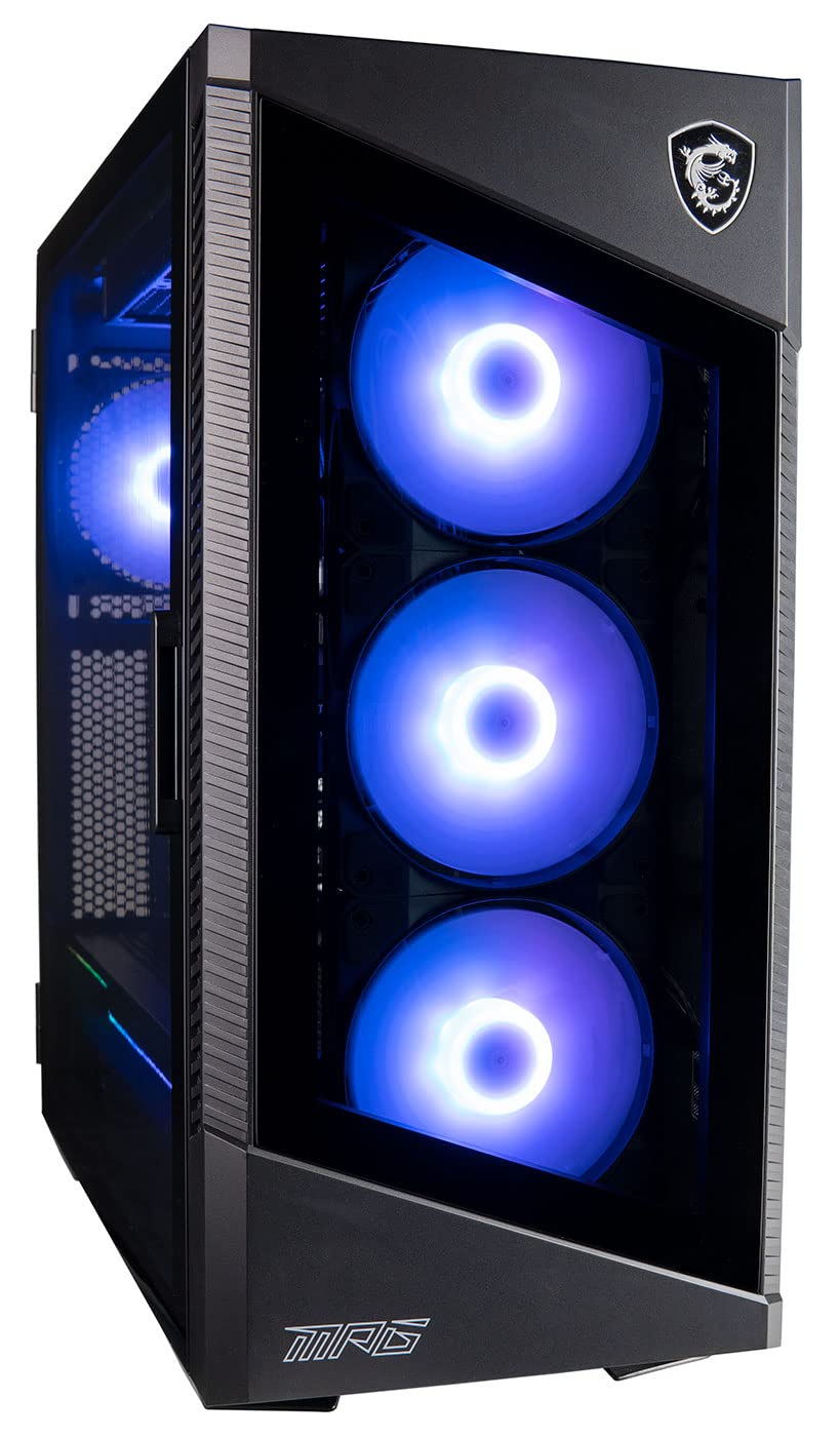 Computer Upgrade King MPG Velox Gaming Desktop, AMD Ryzen 7 7800X3D 120W Processor, 32GB DDR5 RAM, 1TB NVMe SSD + 3TB HDD, NVIDIA GeForce RTX 4070 TI 12GB, Windows 11 Home