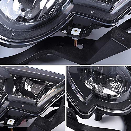 CNNELL Fog Lights Lamps Compatible With Chevy Avalanche Pickup Truck 2002-2006 Left and Right Replaces