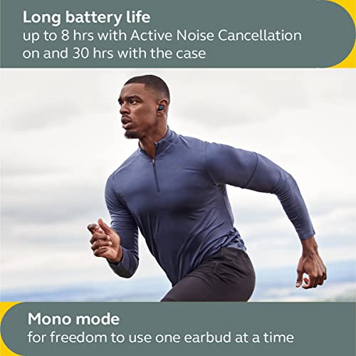 Jabra Elite 7 Active True Wireless— Bluetooth Sports Earbuds Shake Grip for Secure in-Ear Fit — Ultimate Workout Earbuds, Adjustable Active Noise Cancellation, Fast Charging — Navy