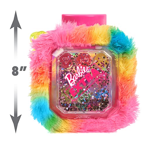 Just Play Barbie Extra Fur Make Up Purse, 9 Shades of Pretend Play Make Up, Multi-Color