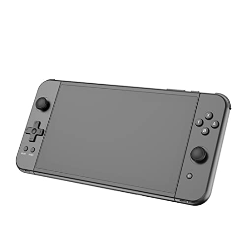 RAHEL POWKIDDY X70 Retro Handheld Game Console for Kids and Adults, 7-Inch IPS HD Screen Console Built-in 6000+ Games, 23.6 x 11.7 x 1.4cm - Black/64G