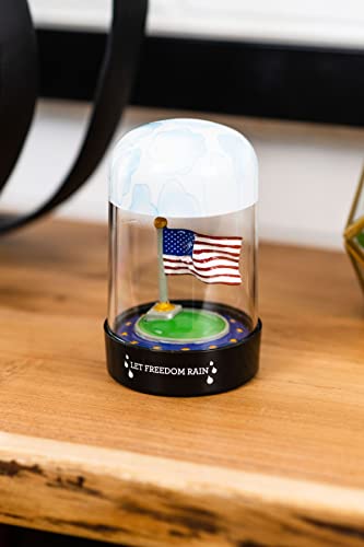 RainGlobes - Let Freedom Rain - The Globe That Rains - Exquisite Craftsmanship - Unique Style, Home Decor Rain Globes Water Globe for Loved Ones
