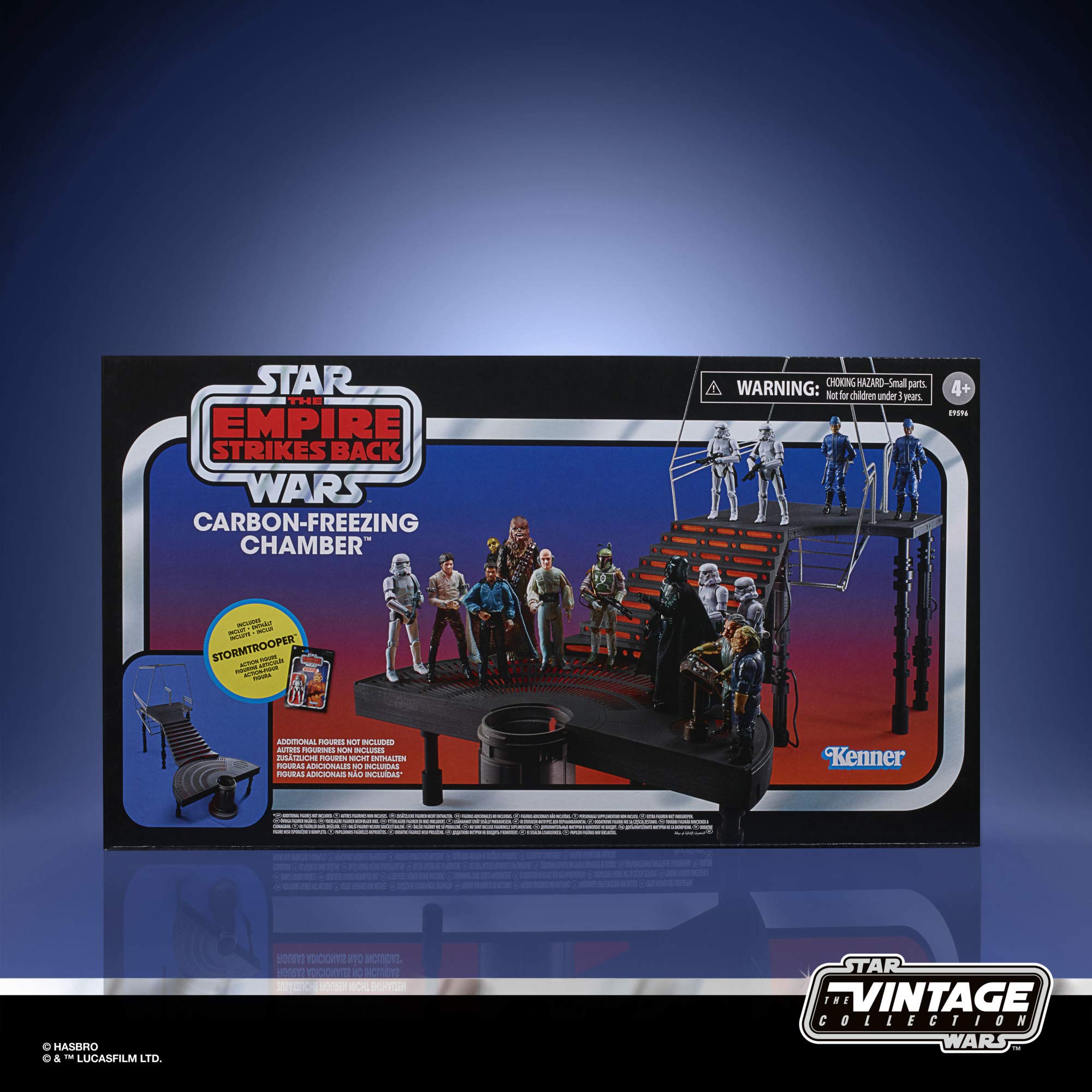 STAR WARS The Vintage Collection The Empire Strikes Back Carbon-Freezing Chamber Playset with Stormtrooper Action Figure,