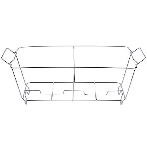 Nicole Fantini Chafing Wire Rack Serving Trays Food Warmer (4),Silver,23.25 L x 12.13 W x 9.5 H