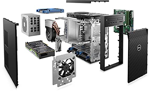 Dell Precision T3650 Workstation Desktop Computer Tower (2021) | Core Xeon W - 1TB SSD Hard Drive - 32GB RAM - RTX A4000 | 6 Cores @ 5 GHz - 8GB GDDR6 Win 11 Pro