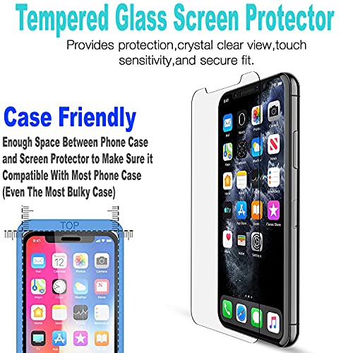 iPhone 13 Mini Case, [with Tempered Glass Screen Protector Included], STARSHOP Liquid Bling Sparkle Floating Glitter Quicksand Phone Case Girls Women Cute for iPhone 13 Mini - Pink/Purple