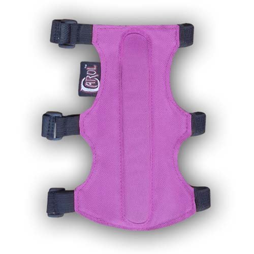 Carol Target Archery Fabric ARM Guard (19cm Long x 9cm Wide) FAG219PURPLE.