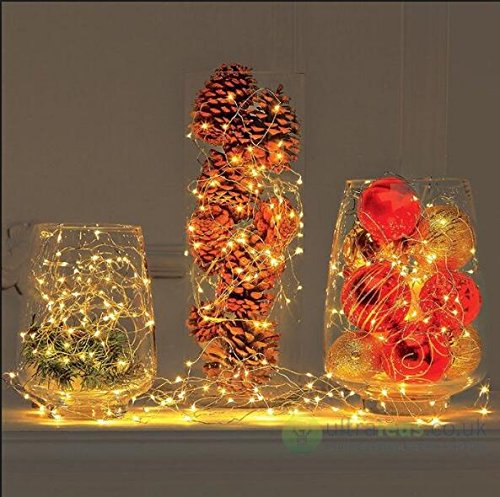 Smartdio 200 LED Solar Powered String Lights, 8 Modes 72ft Copper Wire Starry Lights, Outdoor Waterproof IP65 Fairy Christams Decorative Lights for Gardens,Homes,Wedding,Party (Warm White)