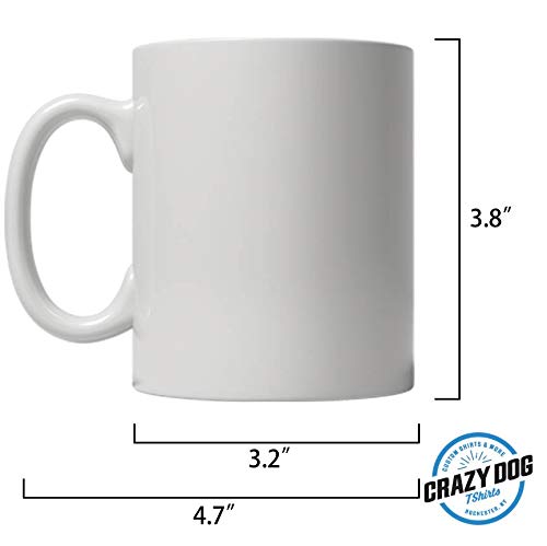 Crazy Dog T-Shirts Element Of Stealth Mug Funny Ninja Coffee Cup - 11oz