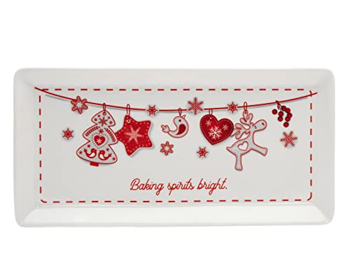 Godinger Serving Tray, Party Platter, Christmas Decorations, Holiday Decor