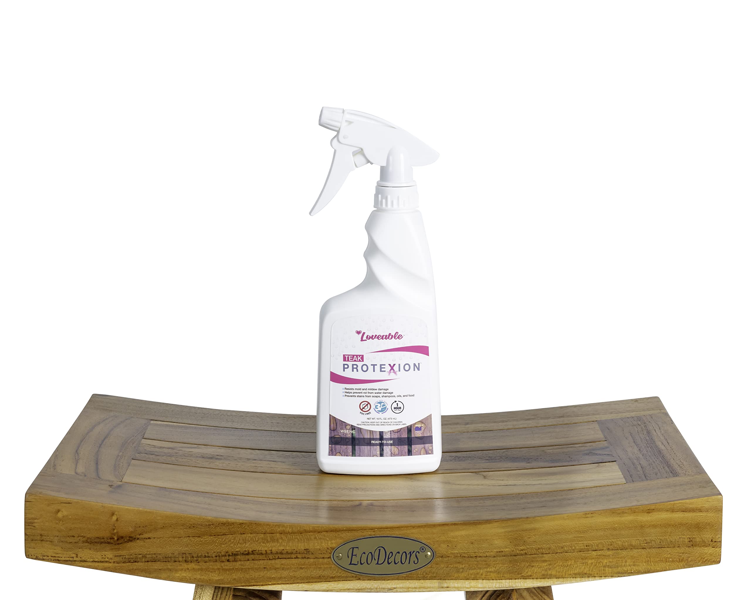 Loveable Protection 16oz Teak Sealer for Outdoor Furniture