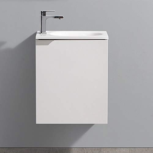 Fresca Valencia 20" Dark Slate Gray Wall Hung Modern Bathroom Vanity