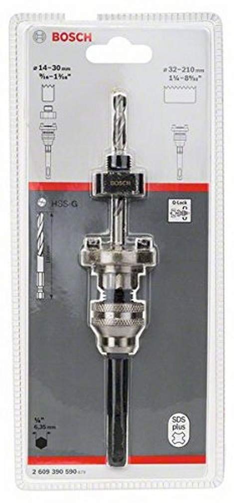 Bosch 2609390590 Hexagon Adapter with Hss-G Pilot Drill