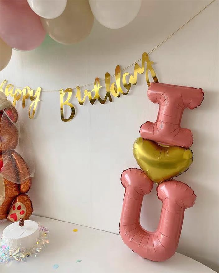 I Love You Balloons - Love Balloons,Wedding Bridal Shower Engagement Anniversary Birthday Decorations- Helium Supported,Valentines Day Decorations and Gift Idea 7 Pcs