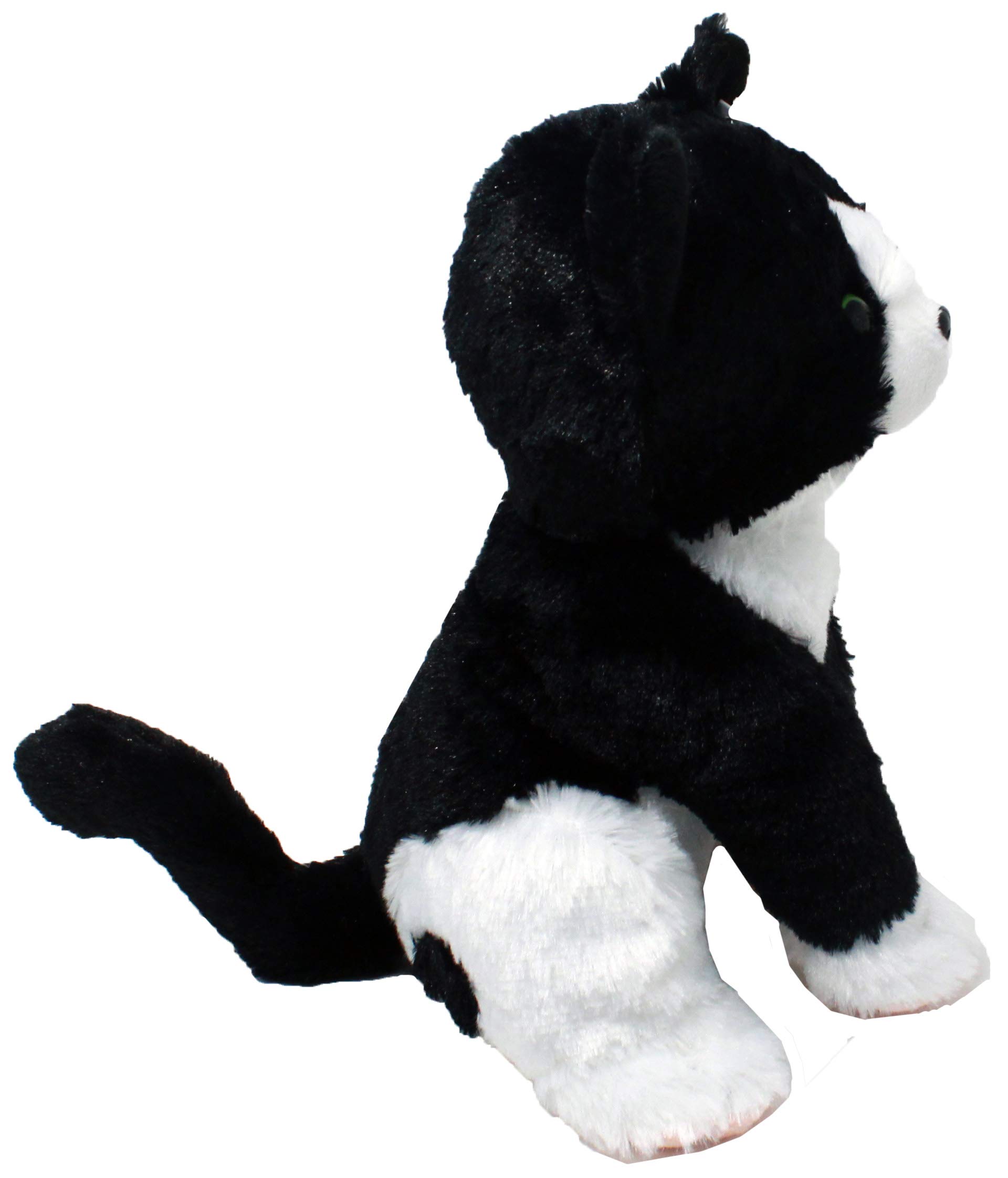 Shelter Pets: Peppa The Tuxedo Cat - 10" Black and White Plush Toy Stuffed Animals - Based on Real-Life Adopted Pets - Benefiting The Kitten and Cats Animal Shelters They were Adopted from