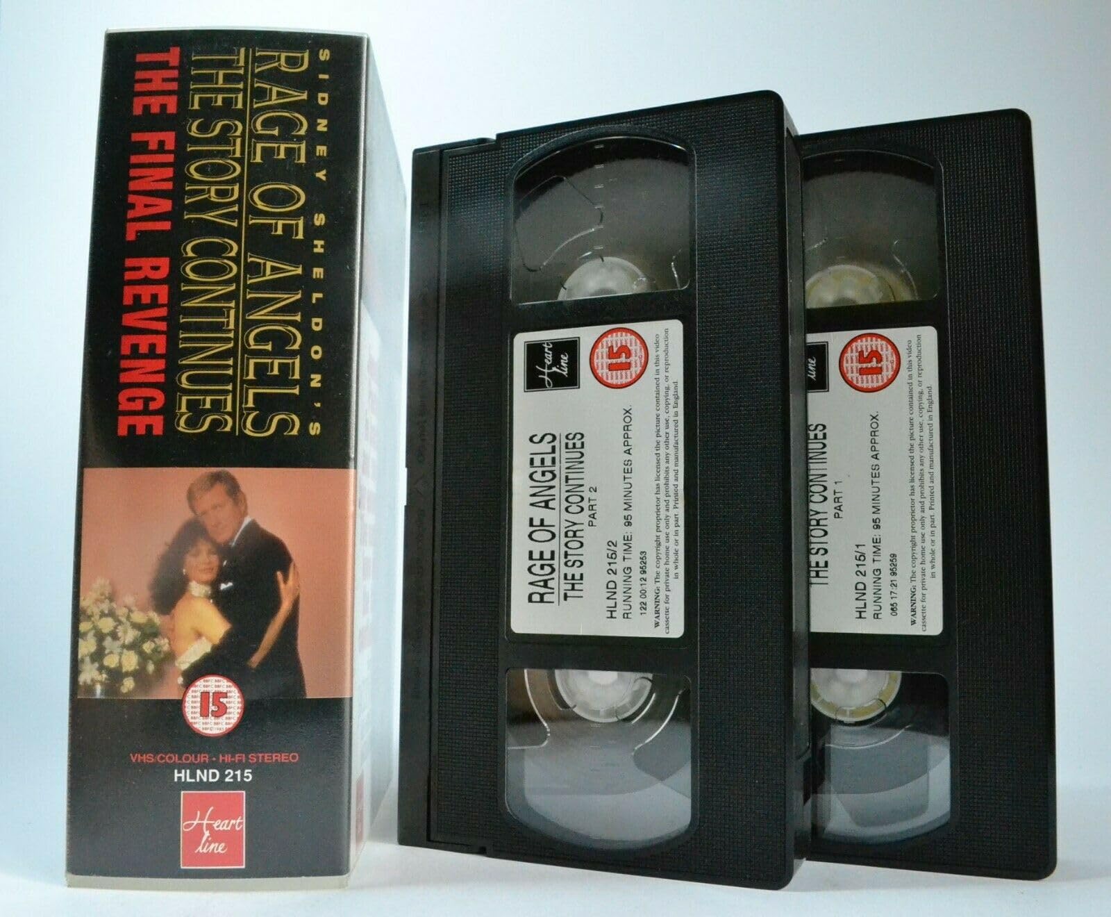 Rage Of Angels: The Story Continues [Final Revenge] Sidney Sheldon - Drama - VHS