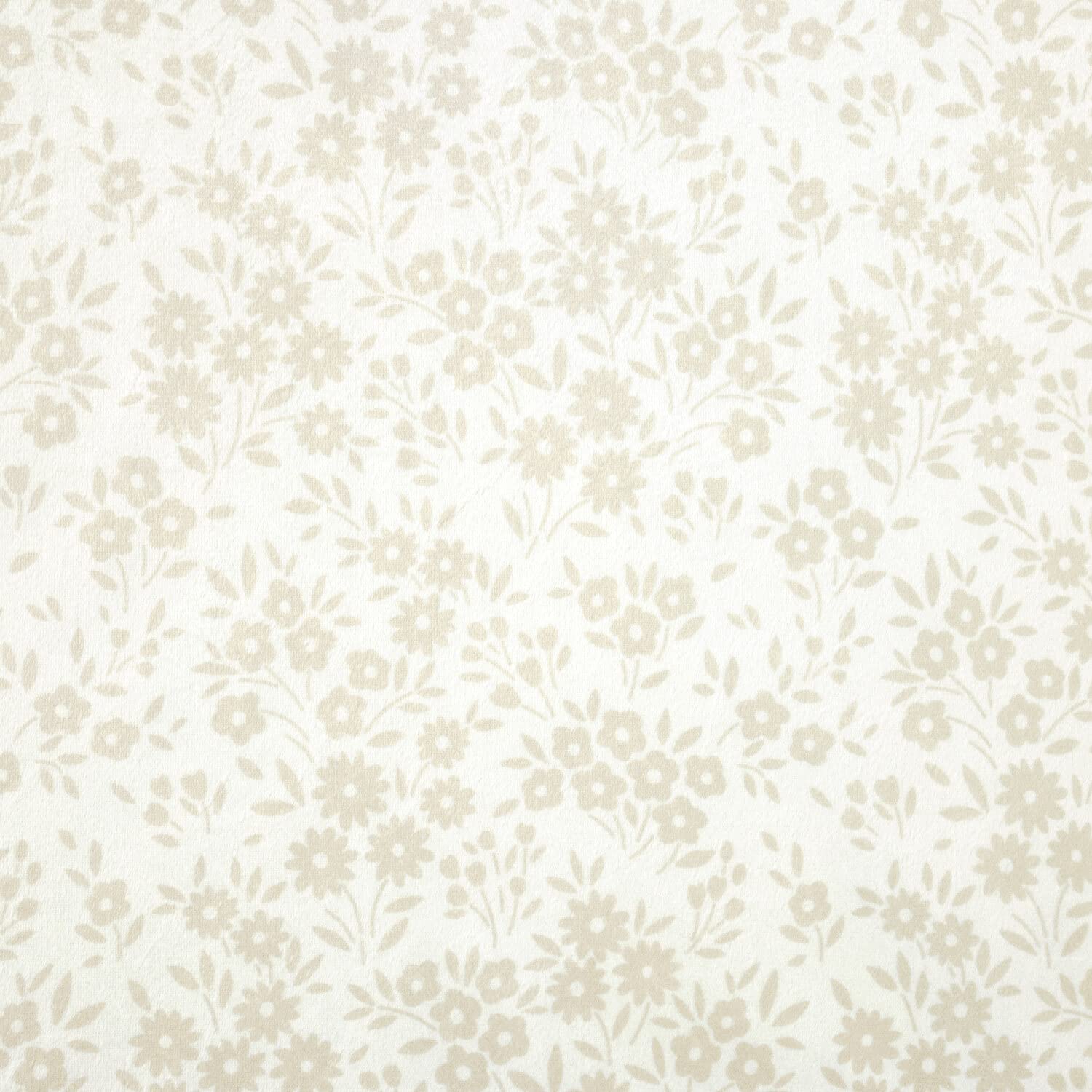 Lush Decor Garden of Flowers Soft & Plush Fitted Crib Sheet, 52"x 28", Neutral