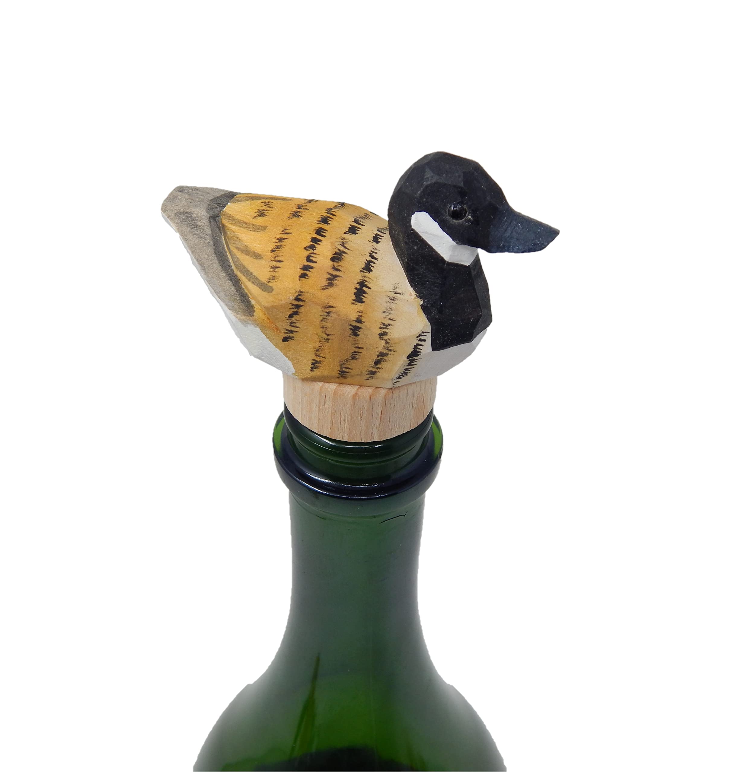 Canada Goose Wine Stopper Bird Handmade Reusable Bottle Plug Saver Cap Sealer Decor Unique Accessory