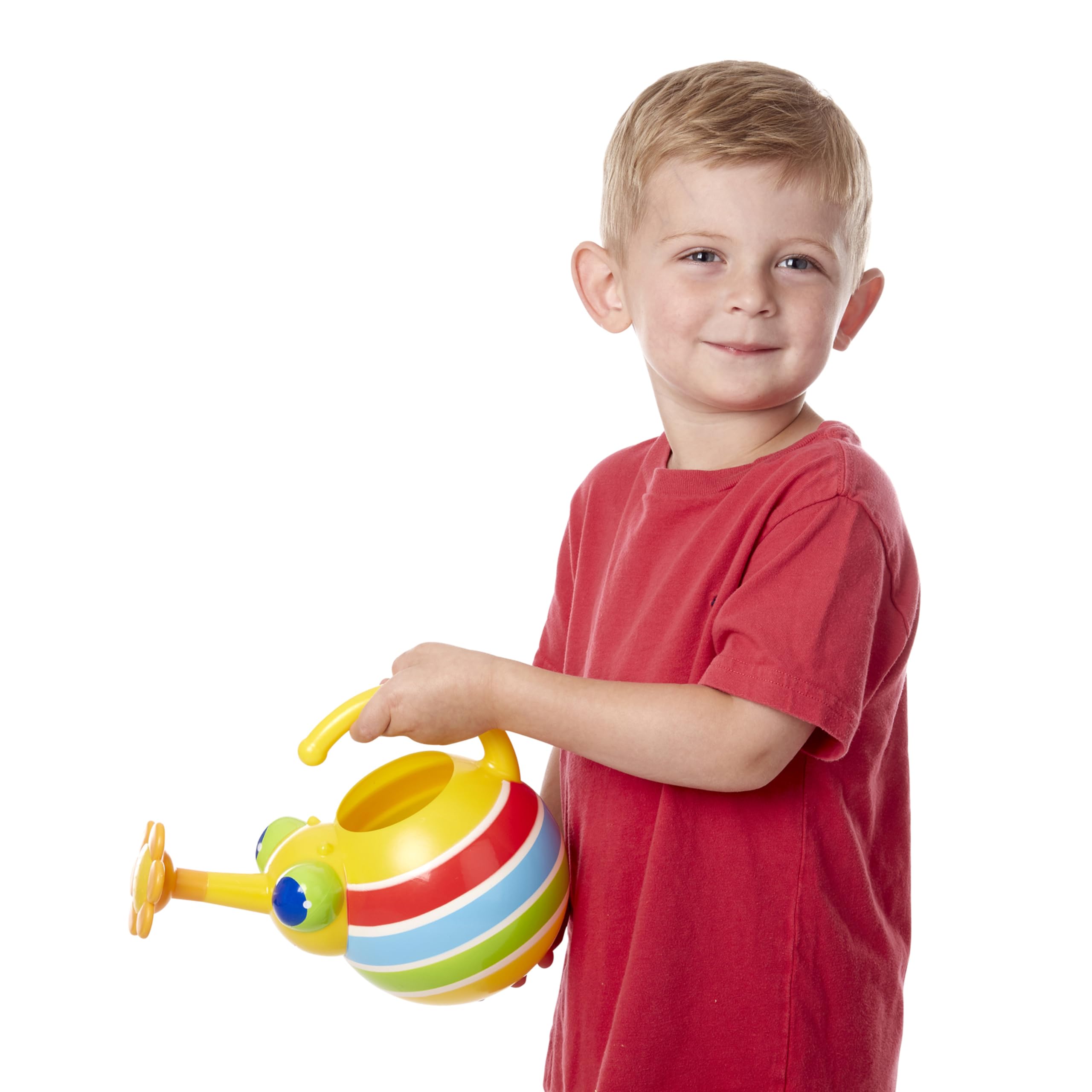 Melissa & Doug Sunny Patch Giddy Buggy Watering Can With Flower-Shaped Spout - Kid-Friendly Garden-Themed Pretend Play Watering Can For Kids
