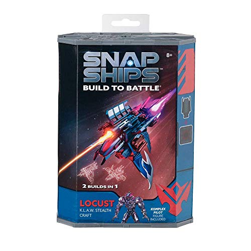 Snap Ships β Locust K.L.A.W. Stealth Craft β Construction Toy for Custom Building and Battle Play β Ages 8+