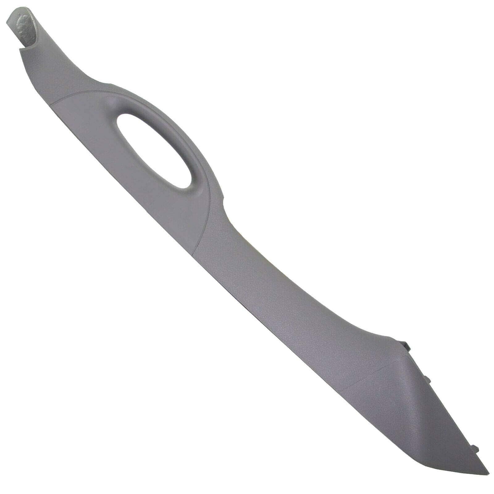 Cheriezing 4L3Z-1503598-AAB Interior A-Pillar Trim Panel with Assit Handle Grey Right Passenger Side compatible for 2004-2008 F-150