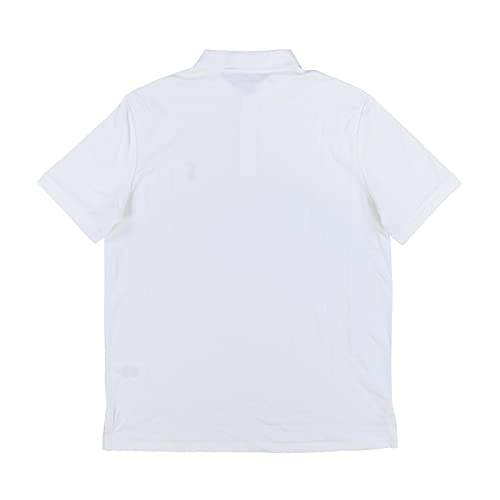 Polo Ralph Lauren Mens Classic Fit 3 Button Interlock Polo Shirt (X-Large, White)