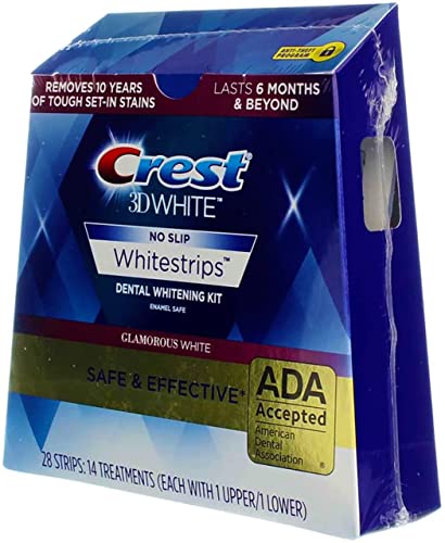 Crest 3D Whitestrips Glamorous White 28 Count (Pack of 2)