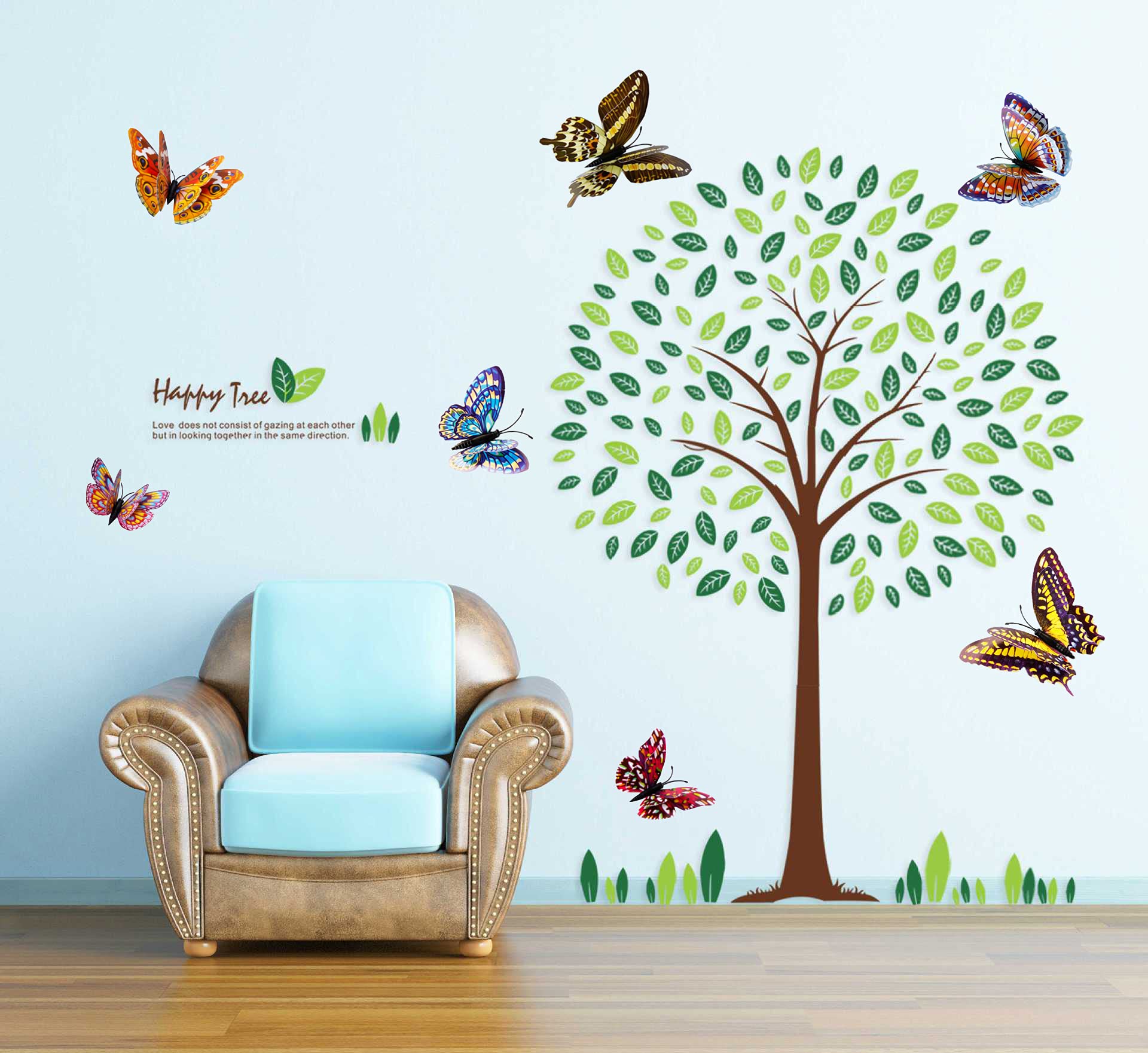 SHCHA 12 PCS Butterfly Wall Decals with Luminous Function, 3D Butterflies Removable Mural Stickers Wall Stickers Art Decal Home Decals Stickers Magnetic PVC Room&Garden Decor DIY Stickers