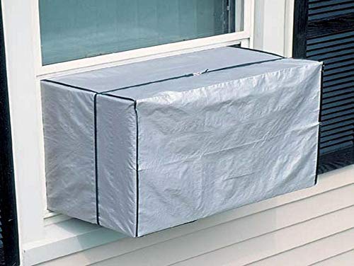 Dependable Industries Vinyl Outside Window Unit AC Air Conditioner Cover 18" x 27" x 16" With Straps Please Measure Your Unit Before Purchasing