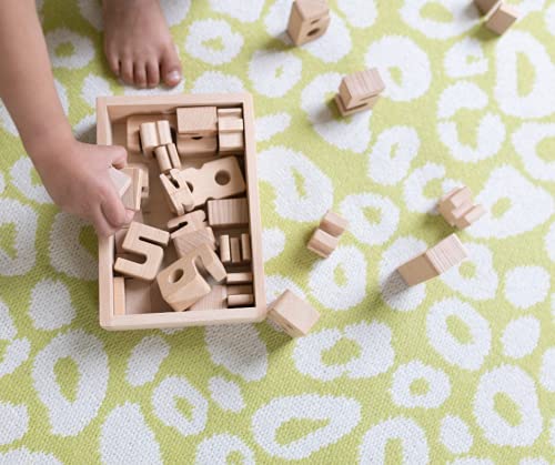 SumBlox Mini (Starter Set) - 38 Mini Math Building Blocks, STEM Solid Wood Educational Numbers. Includes Wooden Box, and 36 All-New Activity Cards.