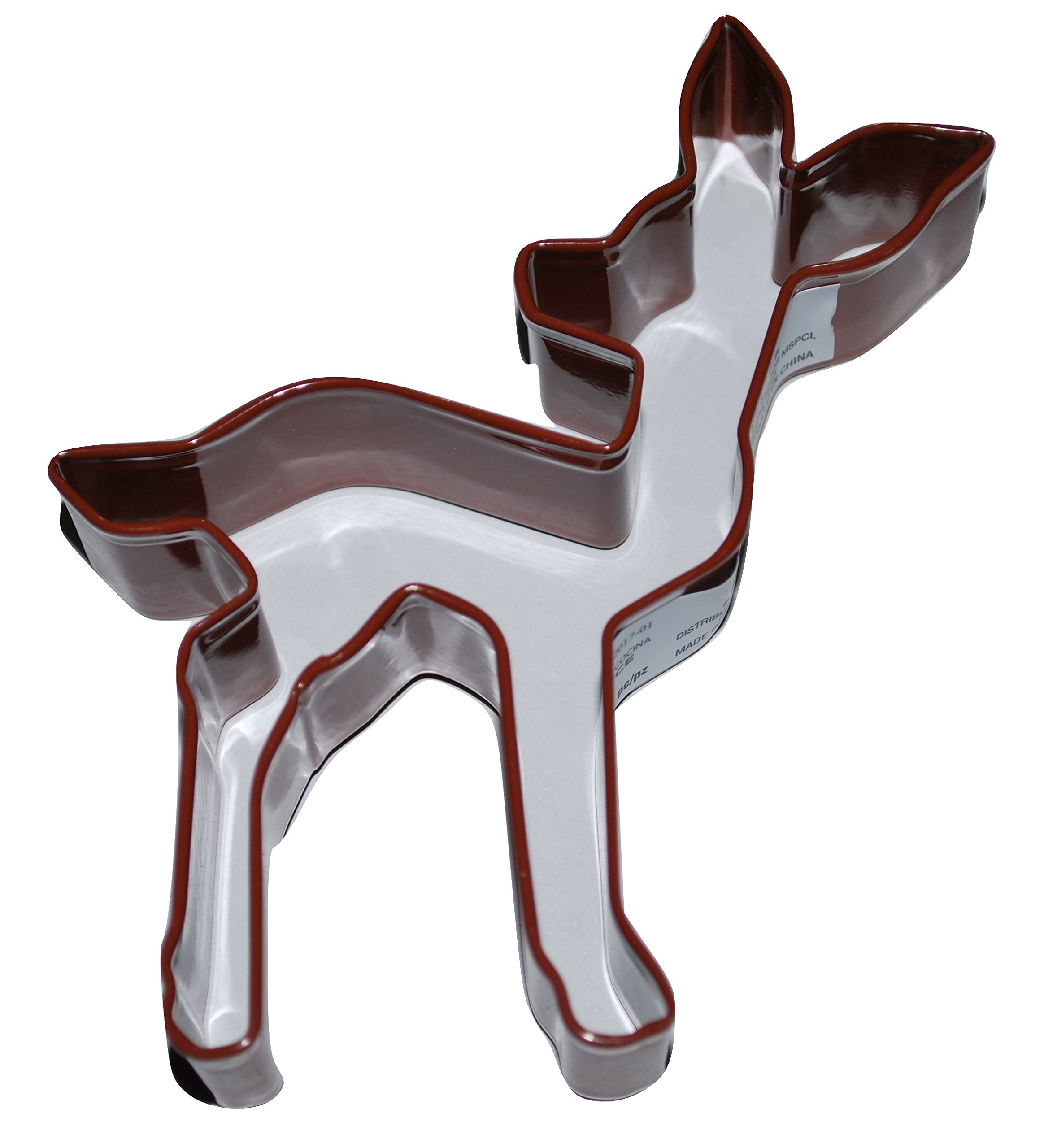 Celebrate It - Fawn - 4.25" x 3.75" - Brown Polyresin Coated - Cookie Cutter