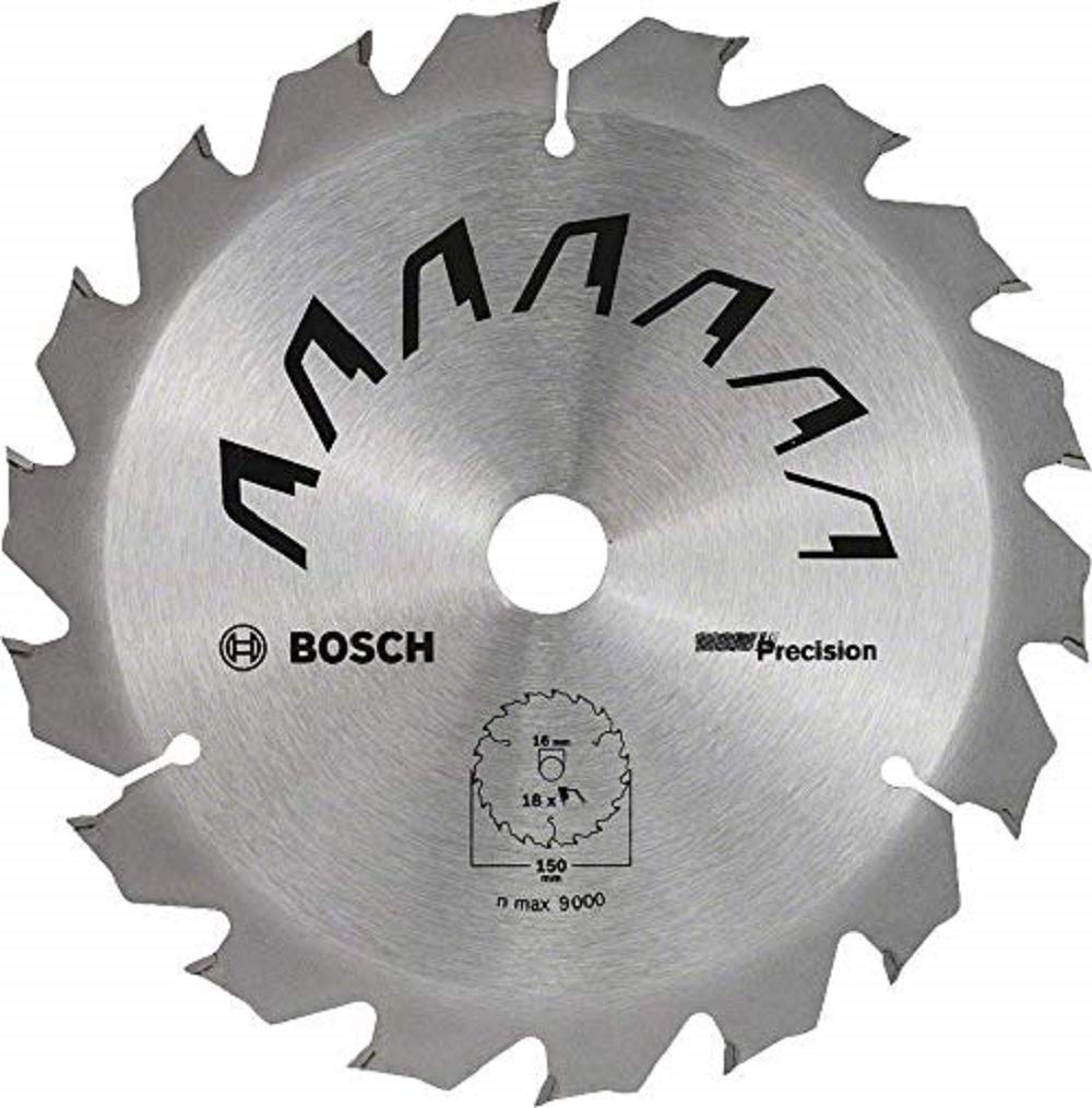 Bosch Home and Garden 2609256D62 Bosch Circular Saw Blade for Wood, Outer Diameter 150 mm, Bore 16 mm, Accessories for Circular Saw