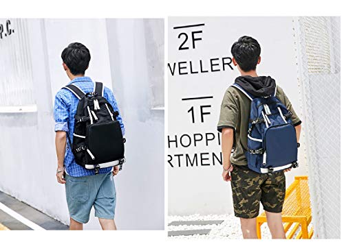 ISaikoy Anime Oshi No Ko Backpack Shoulder Bag Bookbag School Bag Daypack Satchel Laptop Bag Color Black21