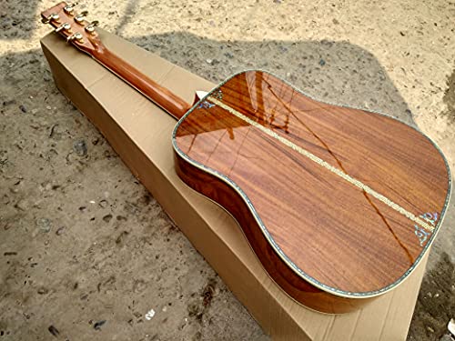 CJWSLYT Guitar Ebony Fingerboard 41 Inches All Acoustic Guitar D Style Guitar for Beginner 6strings Electric Guitar (Color : Guitar, Size : 41 inches)