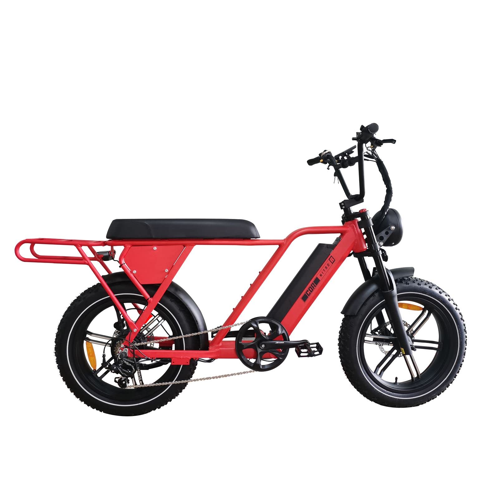 COR eBikes Nitro R Road Electric Bike/Moped - Matte Red