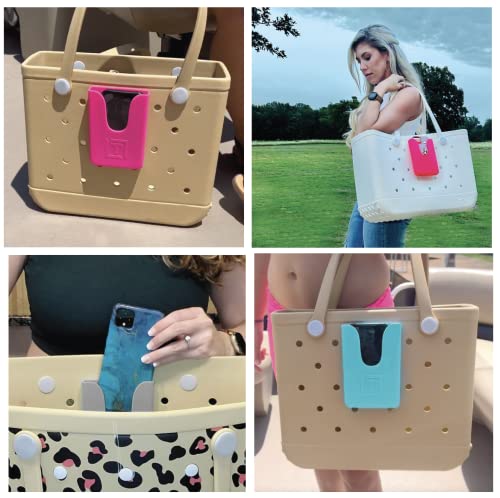 Tributary Brands - Phone Holder Compatible with Bogg Bag - Universal and Made of Silicone Grey